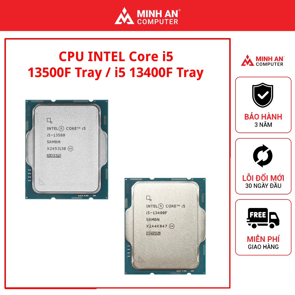 CPU INTEL Core i5 13500/ i5 13400F Tray NEW bảo hành 3 năm | Shopee ...