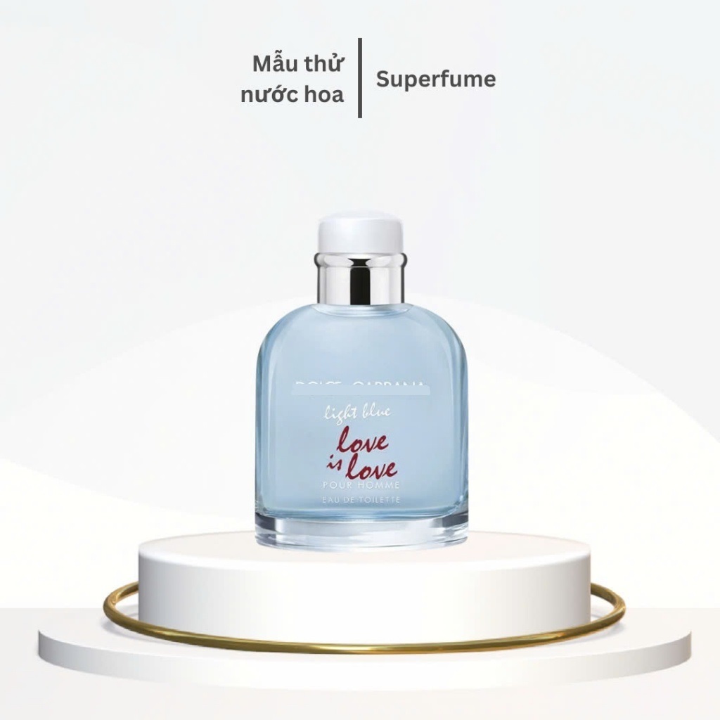 [ Mẫu thử ] Nước hoa nam Light Blue Love is Love Pour homme EDT | Shopee Việt Nam