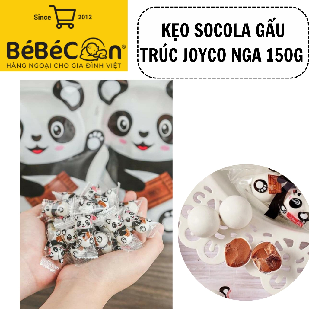 Socola Gấu Trúc Joyco Của Nga 150g Snack Food Ăn Vặt Thức Ăn Chocolate ...