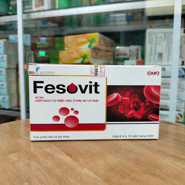Viên Uống Bổ Sung Sắt FESOVIT Isophaco Bổ Sung Sắt - acid folic và ...