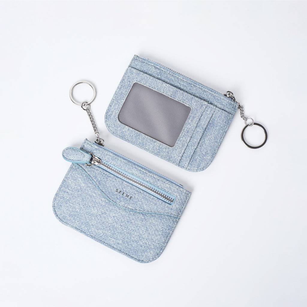 Ví đựng thẻ khoá kéo SEEME Grace Cardholder có móc treo | Shopee Việt Nam