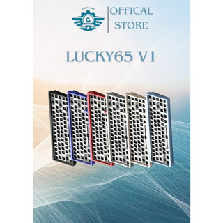 Kit Bàn Phím Cơ Lucky 65 Vỏ Nhôm CNC, LED RGB, Gasket Mount, Mạch Xuôi ...