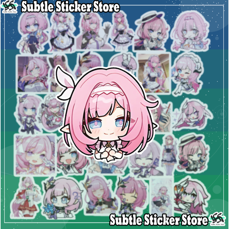 [Honkai Impact] - Set 10/15/20/30 Sticker Elysia game Honkai Impact ...