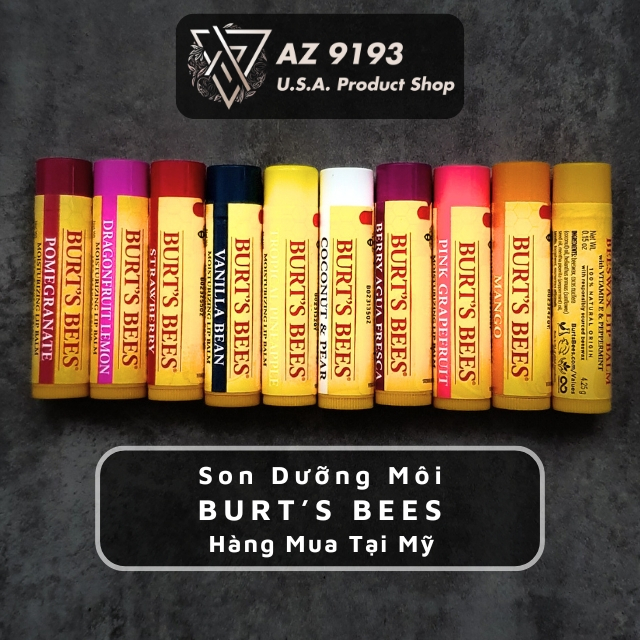 [Mua Tại Mỹ] Son Dưỡng Môi Burt s Bees 4.25g - 100% Tự Nhiên, Bổ Sung ...