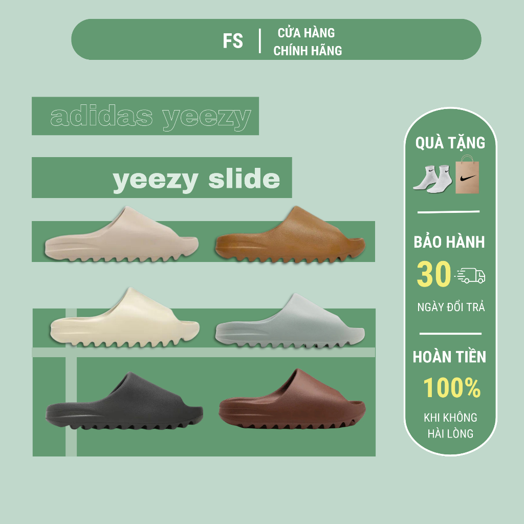 [ Hàng Chính Hãng ] Dép adidas yz slide chính hãng bản nhám đế cao yz ...