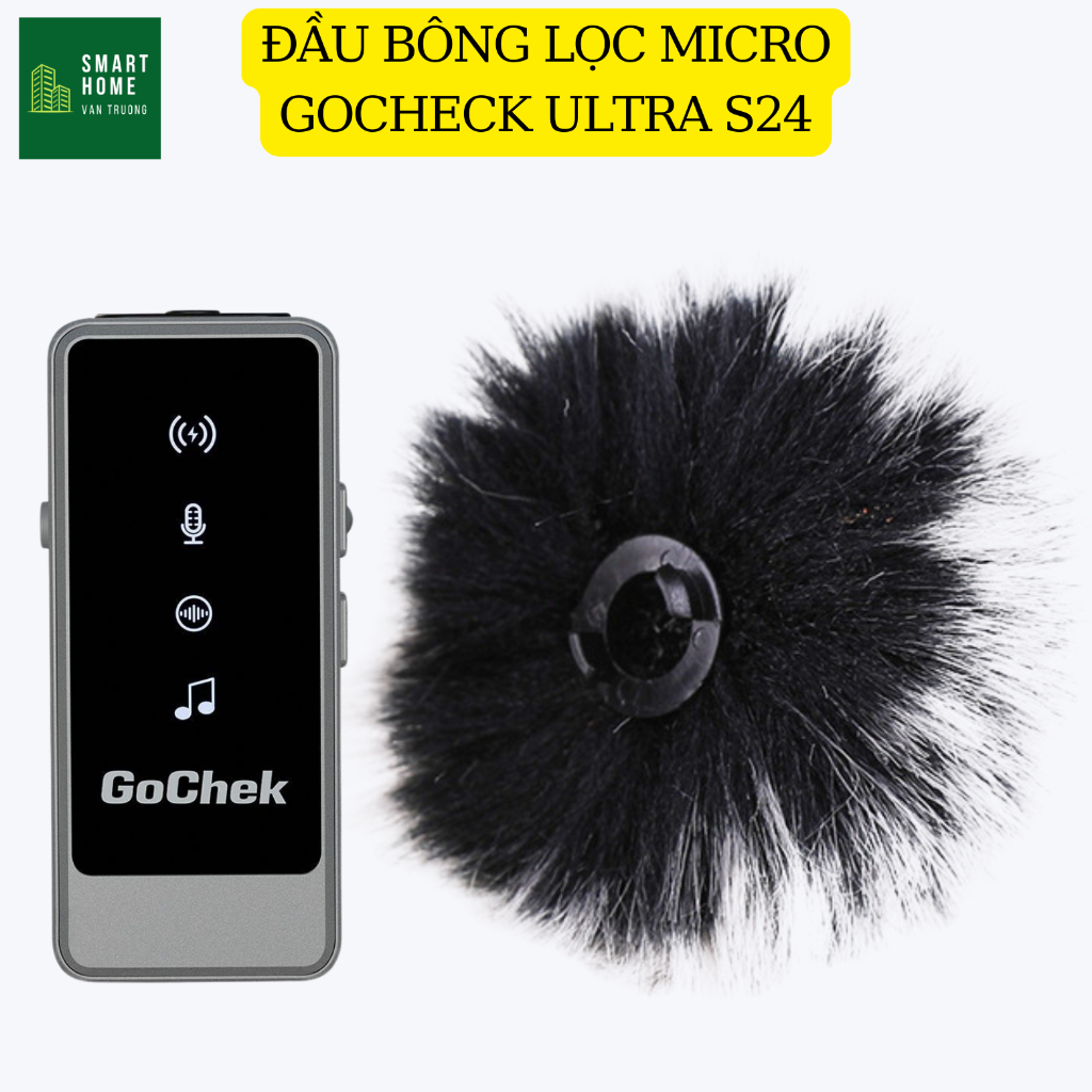 Bông xù lọc gió Gochek S24 tích hợp sử dụng đa thiết bị đa chức năng ...