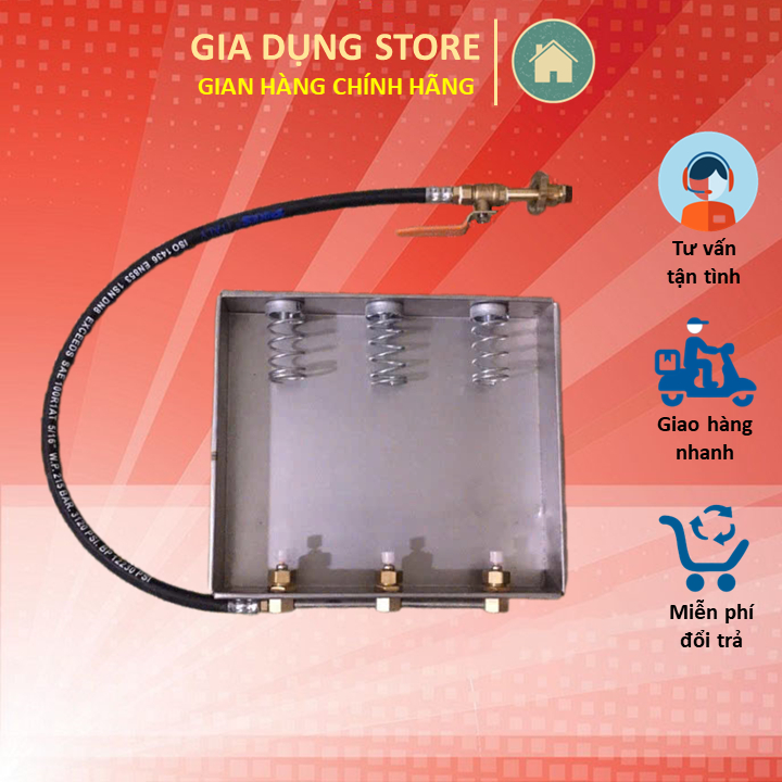 Máng Inox Dồn Gas Lon Mini 3 Ngăn (Bộ Dồn Gas Mini 3 lon Gas) | Shopee ...