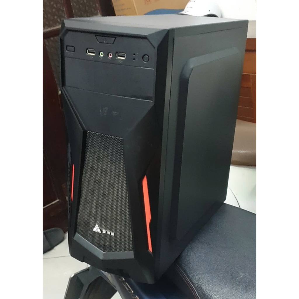 Case máy tính văn phòng (CPU G4600/ Main Asroc H110/ DDRam 8Gb/ SSD 128GB/ HDD 160Gb/ Case nguồn ...