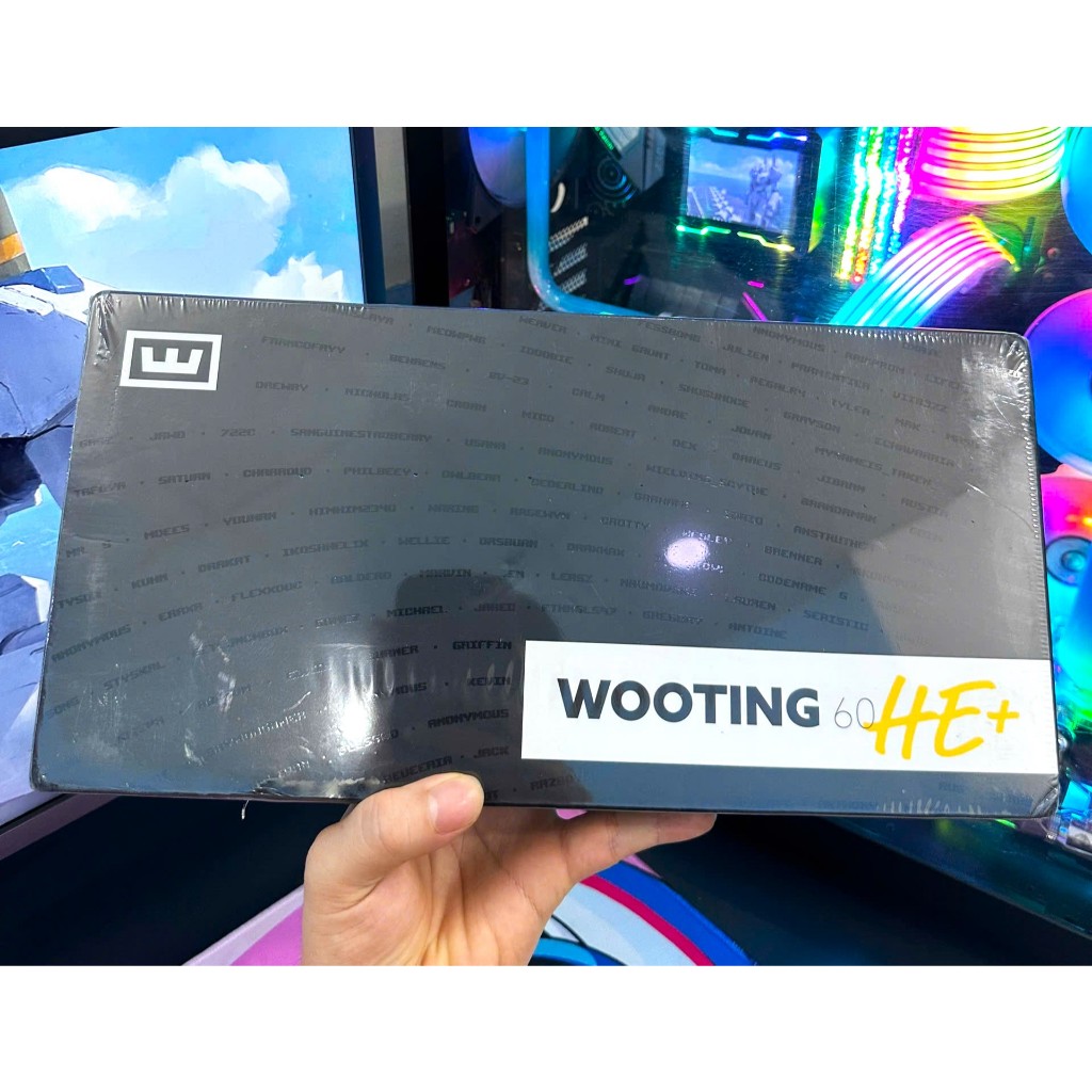 Bàn phím HE Wooting 60HE +, top one Magnetic Switch Rapid Trigger , new ...