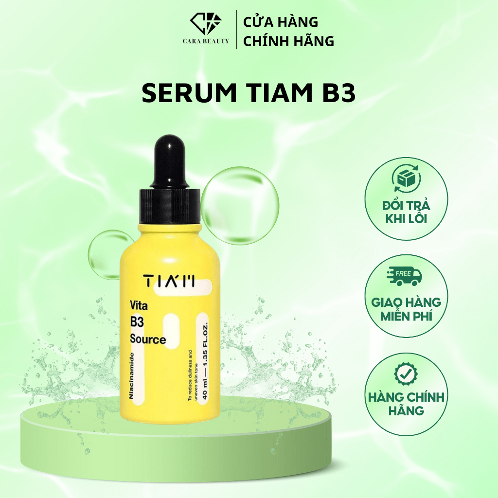 (CÔNH TY) Tinh chất dưỡng trắng và phục hồi da sau mụn TIA’M Vita B3 Source (40ml) | Shopee Việt Nam