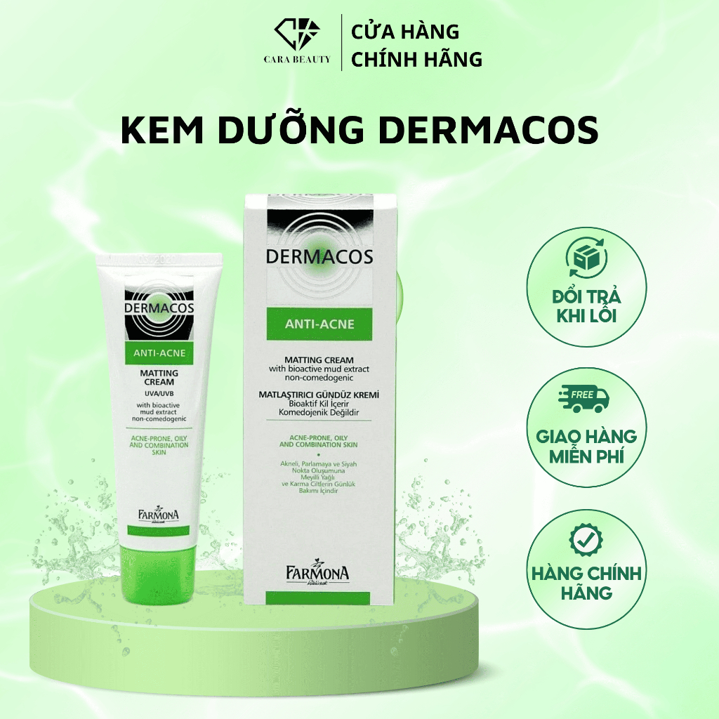Kem Dưỡng Dermacos Anti Acne Matting Cream 30ml | Shopee Việt Nam