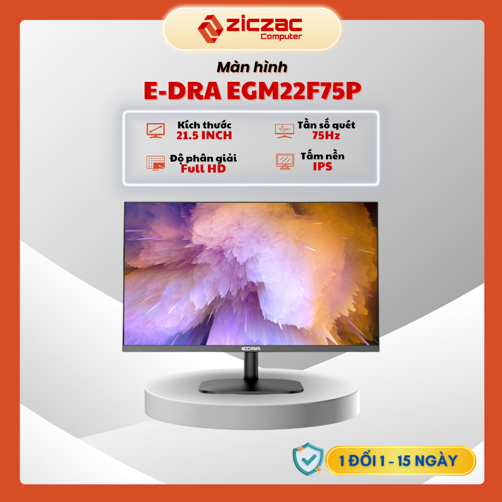 Màn hình Edra EGM22F75 22 inch 75hz IPS Full HD viền mỏng giá rẻ - Chính hãng bảo hành 24 tháng ...