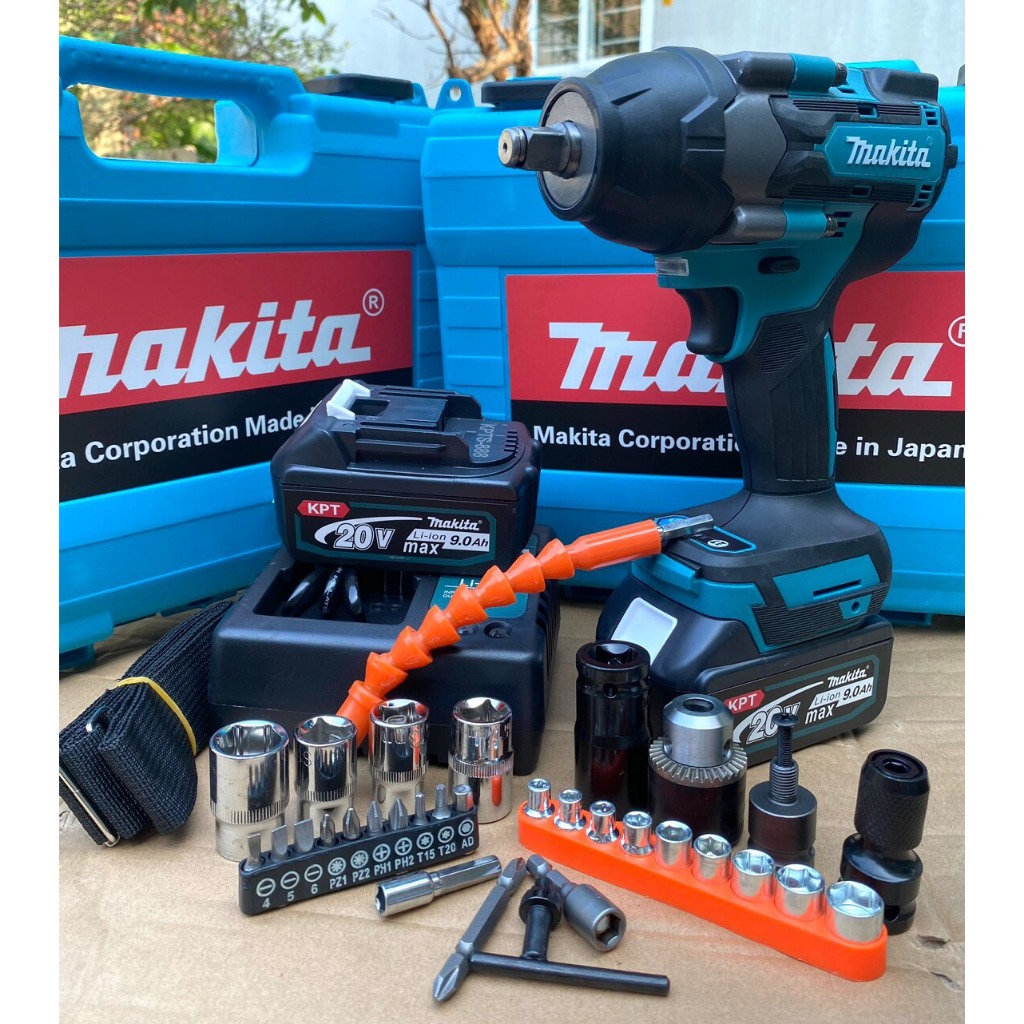 (Lực Siết khùng 2200N) Máy Siết Bulong Makita Cơ Lớn Siết mở Ốc bulong xe máy, Oto con, Máy Cày ...