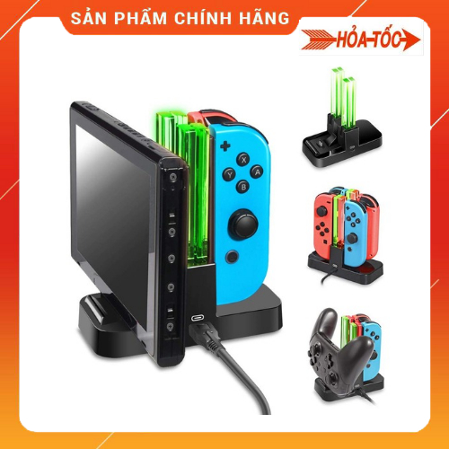 Đế sạc 2 Joycon, Pro Controller và máy Nintendo Switch - 2nd (Charging ...