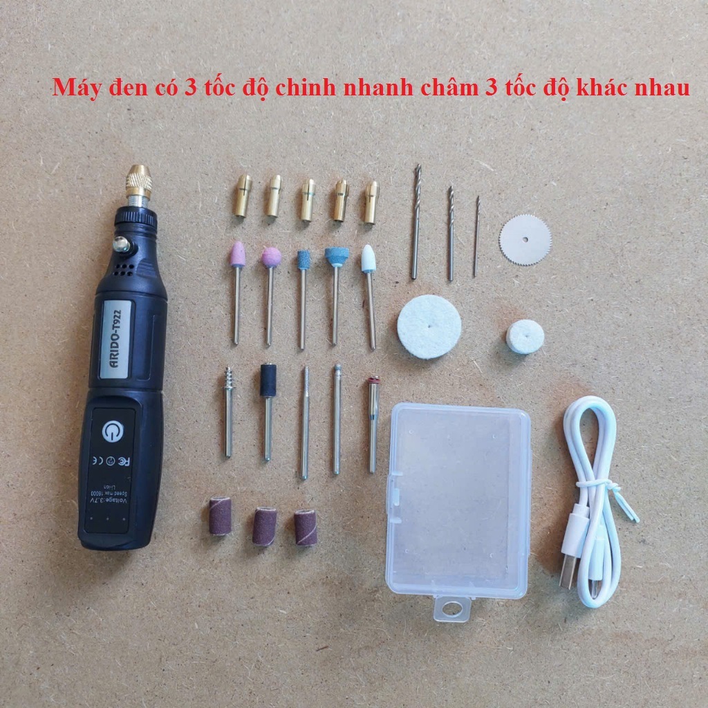 Máy Khoan Không Dây Adido Dụng Cụ Điện, Điện 3.6V Máy Khoan Mài Phụ ...