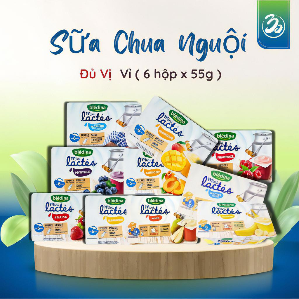 [ DATE 2025 ] Sữa Chua nguội Blendina - ( Vỉ x 6 hũ x 55g )- Đủ vị - bổ ...