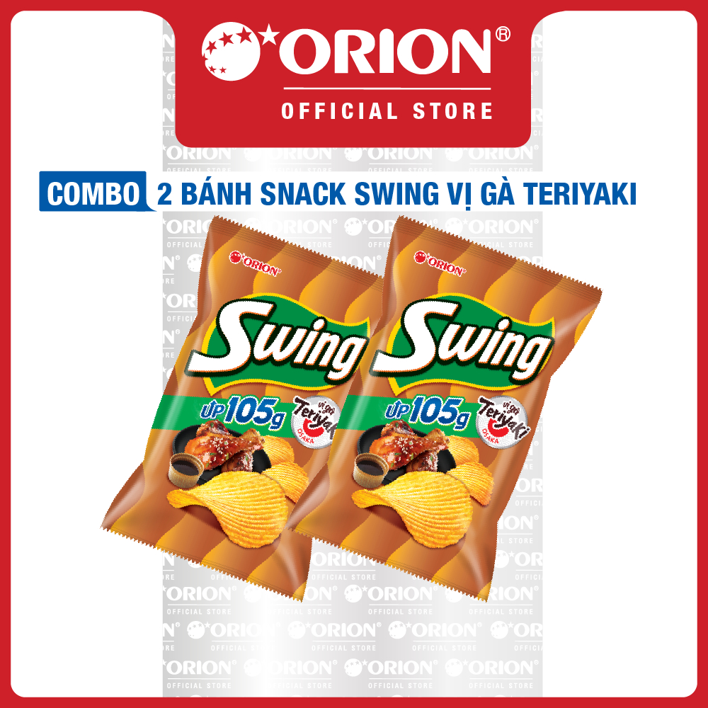 Combo 2 Bánh Snack Swing Orion Vị Gà Teriyaki 105g | Shopee Việt Nam