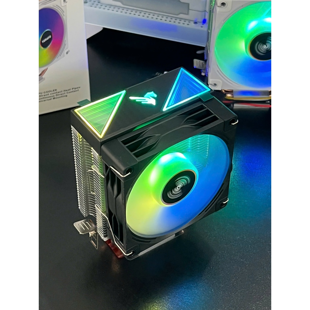 Quạt Tản Nhiệt CPU Tomato AM6200 Led RGB Fan 9cm Điều Tốc Theo CPU ...