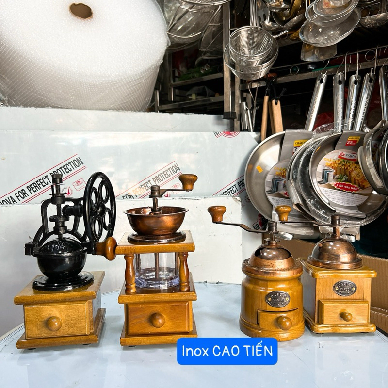Cối xay Cafe - xay tiêu hàng cao cấp . Cối xay cafe bằng tay | Shopee ...