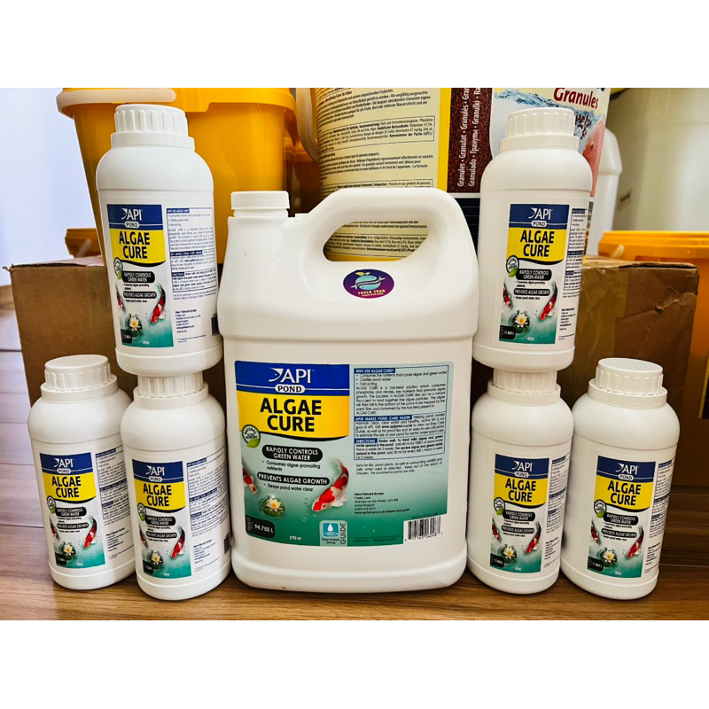 API ALGAE CURE POND- 250ml- Công nghệ Hóa Sinh phân huỷ phân cá, mùn bã ...