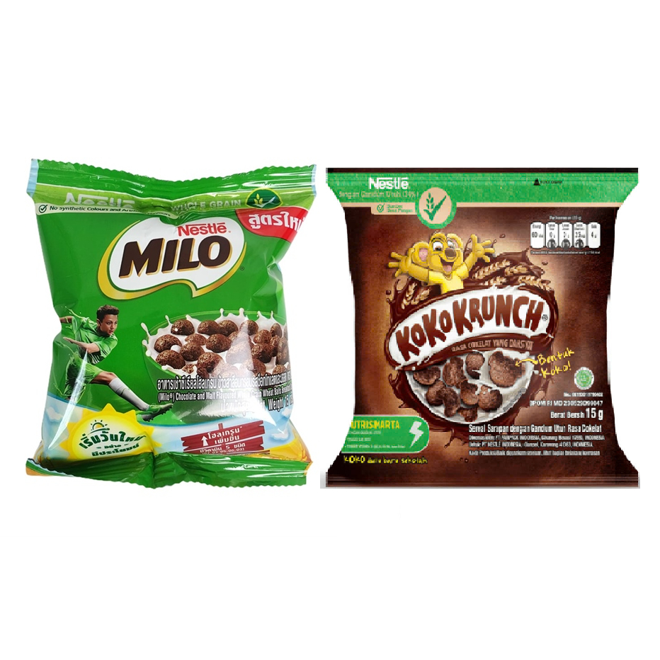 Bánh Snack Ngũ Cốc Ăn Sáng Nestle Milo Koko Krunch (Lốc 12 gói ...