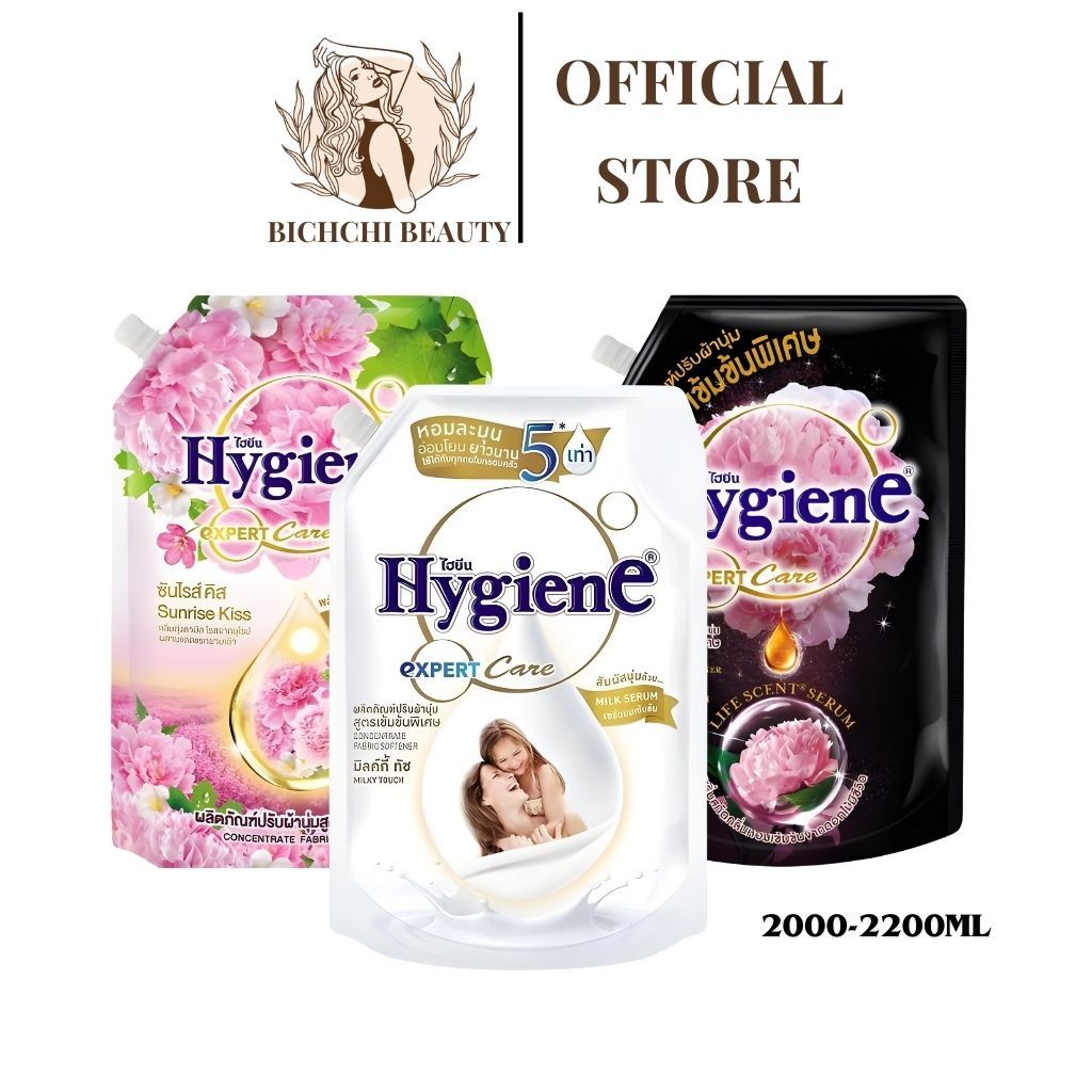 Nước xả vải Hygiene Thái Lan đậm đặc lưu hương lâu hơn túi 2000ml - 2200ml ! # | Shopee Việt Nam