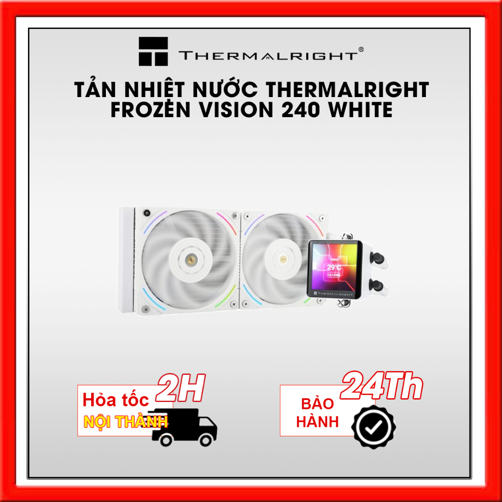 TẢN NHIỆT NƯỚC THERMALRIGHT FROZEN VISION 240 WHITE | Shopee Việt Nam