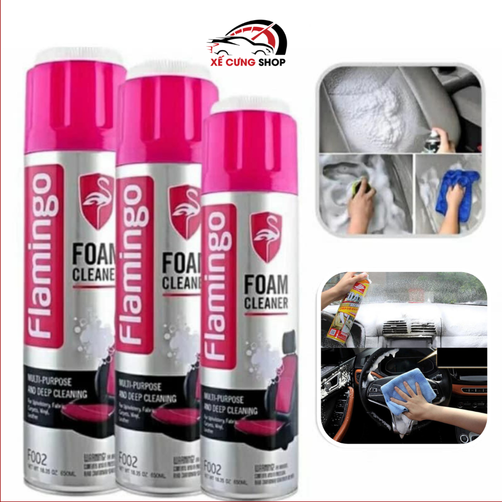 Bình Xịt Tẩy Đa Năng Dạng Bọt Flamingo F002 650ml - Vệ Sinh Nội Thất Oto, Nội Thất Gia Đình ...