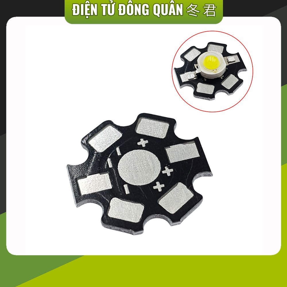 [HCM] Đế ra chân chip LED 1W/3W/5W, nhôm tản nhiệt led 1W/3W | Shopee ...