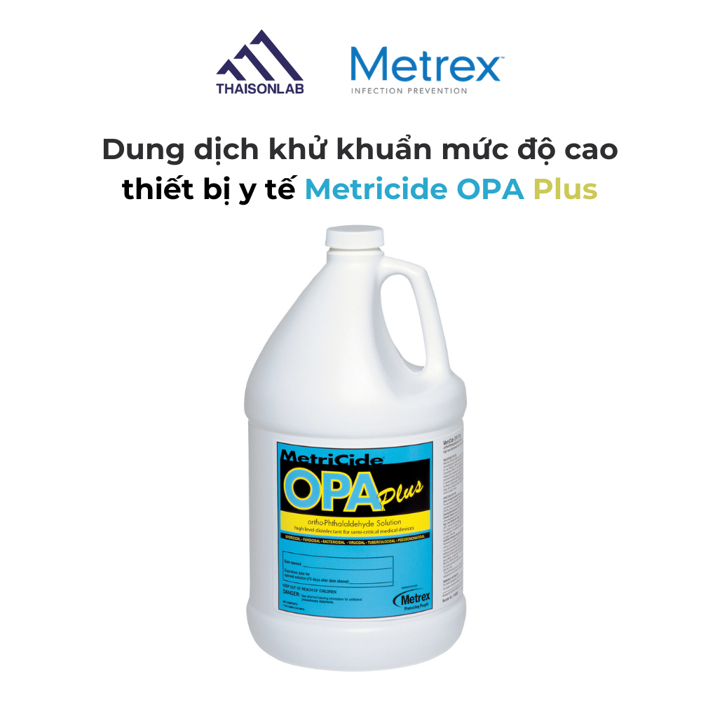 Dung dịch khử khuẩn mức độ cao thiết bị y tế Metricide OPA Plus 3.8 L ...