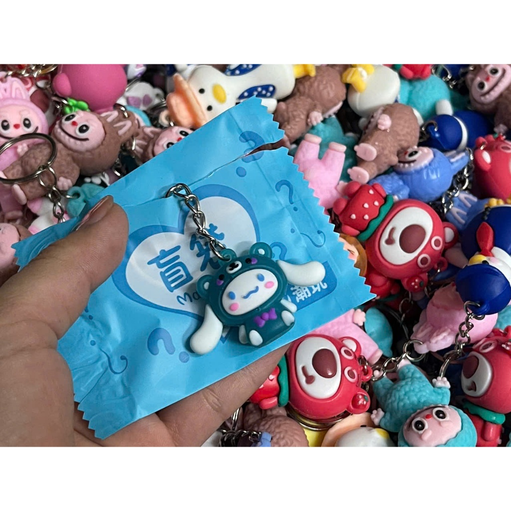 Túi mù tự khui Túi mù charm chai, đồ ăn mini, blind box, món quà dễ ...