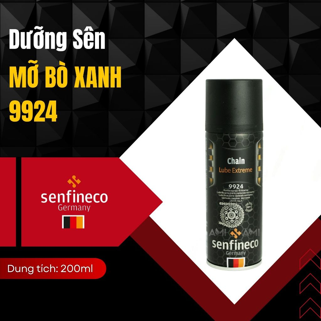 Xịt Dưỡng Sên 9924 Senfineco 200ML Mỡ Bò Bôi Trơn Xanh Senfineco | Shopee Việt Nam