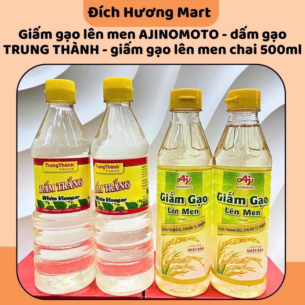 Giấm gạo lên men AJINOMOTO - dấm gạo TRUNG THÀNH - giấm gạo lên men ...