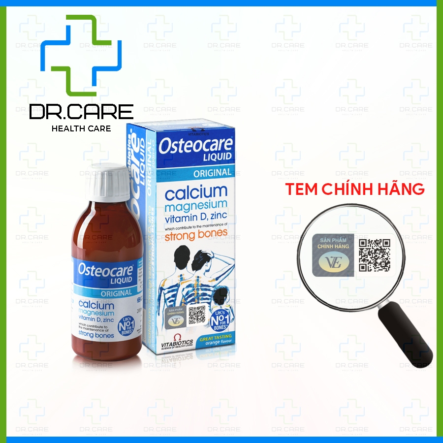 Siro Osteocare Liquid Vitabiotics chắc khỏe, bổ xương khớp, bổ sung Canxi, Vitamin D, Magie ...
