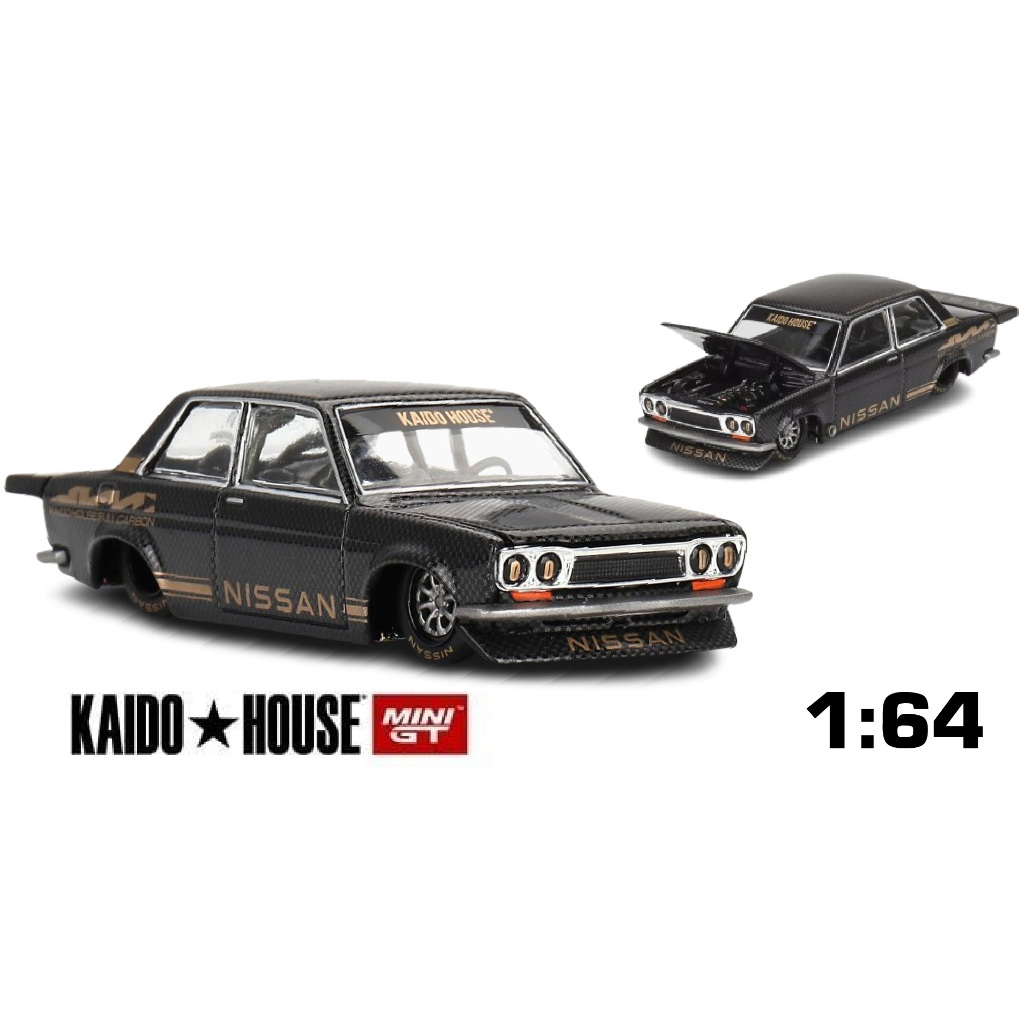 Mô hình xe Datsun 510 Pro Street Full Carbon V1 tỉ lệ 1:64 Kaido House ...