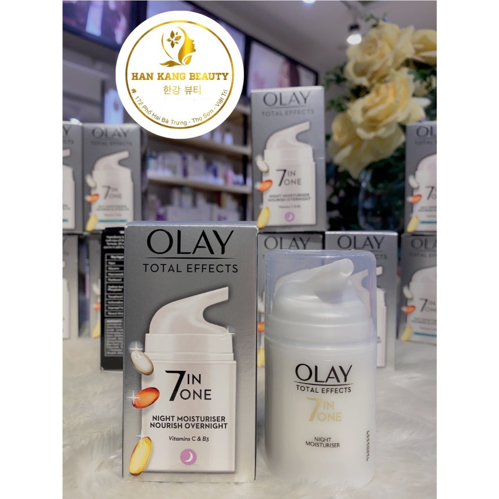 Kem Dưỡng Olay 7 in1 Bản UK Ban Ngày và Ban Đêm sáng da chống lão hóa (Loại 50ml) | Shopee Việt Nam