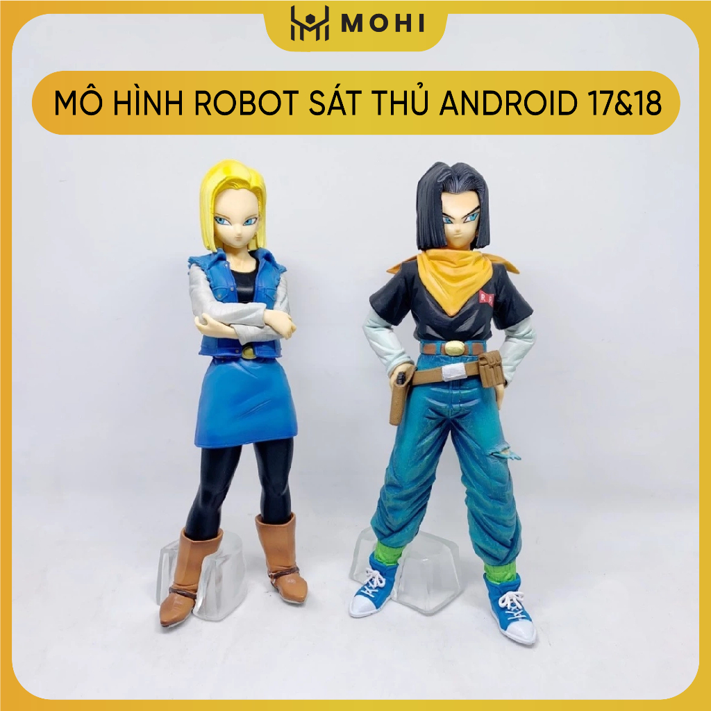 Mô hình Robot Sát Thủ Android 17 & 18. Mô hình DragonBall | Shopee Việt Nam