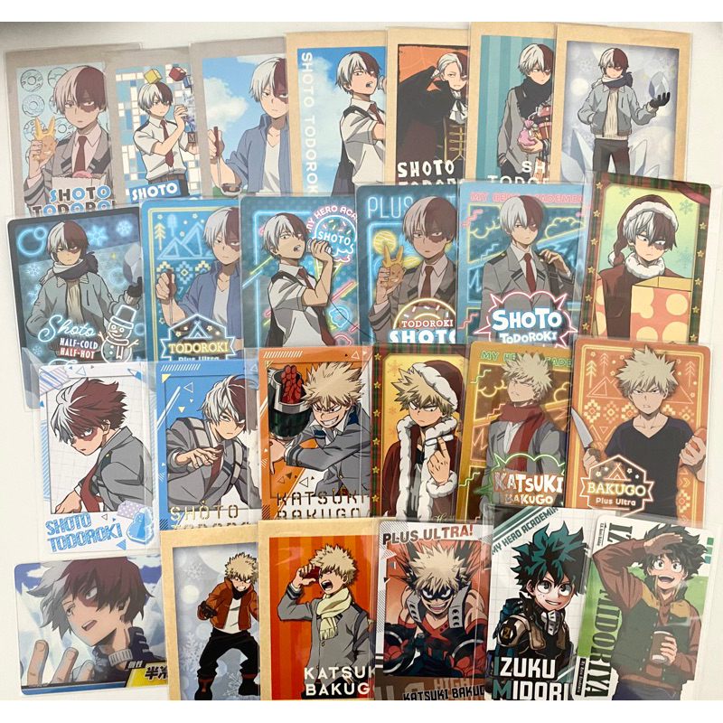 Tổng hợp metal, neon, pola card mha baku, deku, shoto | Shopee Việt Nam