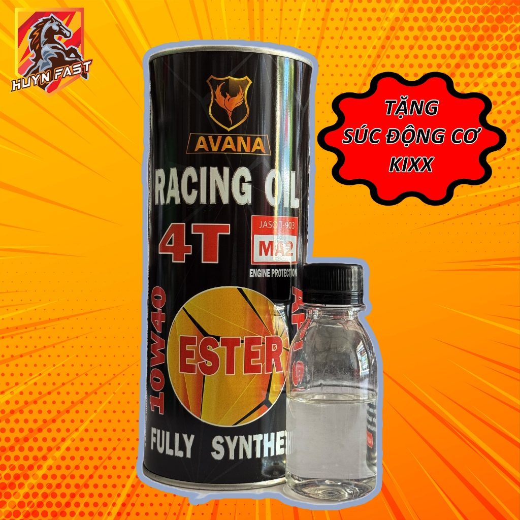 Dầu Nhớt AVANA RACING 10W40 – 100% Tổng Hợp Ester (1L) – Free Súc Động ...