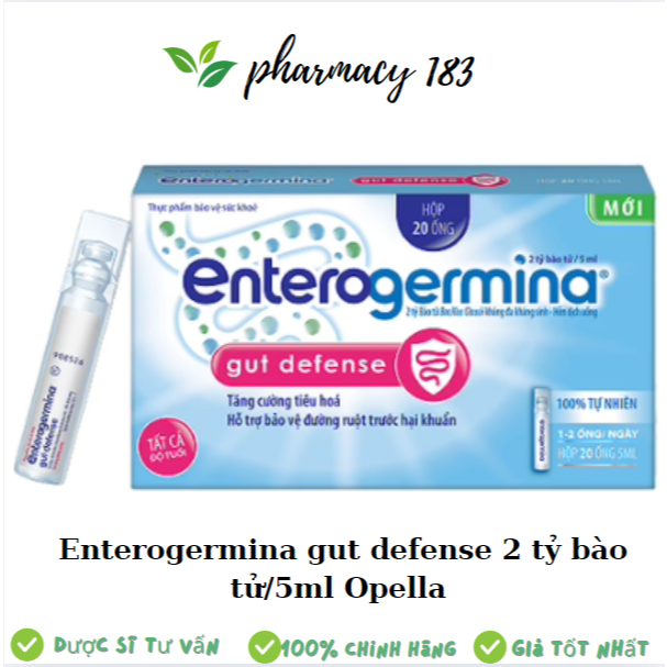Enterogermina Gut Defense Sanofi tăng cường tiêu hóa, hỗ trợ bảo vệ đường ruột | Shopee Việt Nam
