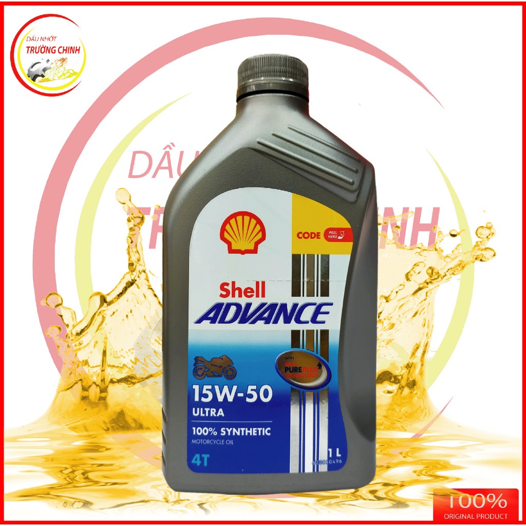 Nhớt Shell Advance Ultra 15W50 1L dành cho Xe Phân khối lớn nhập khẩu ...