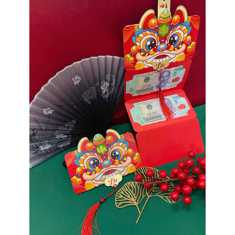 Bao lì xì nhiều ngăn Ất Tỵ 2025. Bao lì xì cưới, bao lì xì tân gia ...