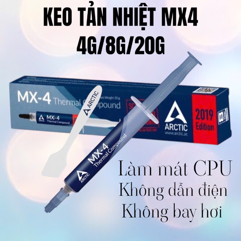 Keo Tản Nhiệt CPU MX4 4g - 8g -20g- Keo Làm Mát Chip Phù Hợp Cho Những Máy Chơi Game Và Làm Đồ ...