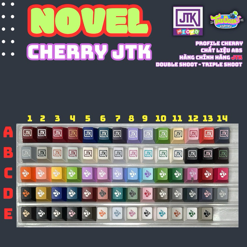 NÚT ESC Novel R1 | Novel Cherry - JTK | Keycap JTK Chính Hãng - Double Shoot ABS | Profile ...