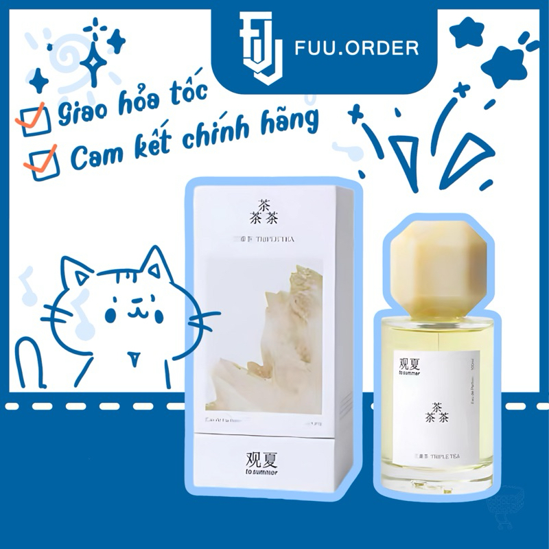 Nước hoa hương trà Quan Hạ/ To Summer Triple Tea - Tam Trùng Trà ...