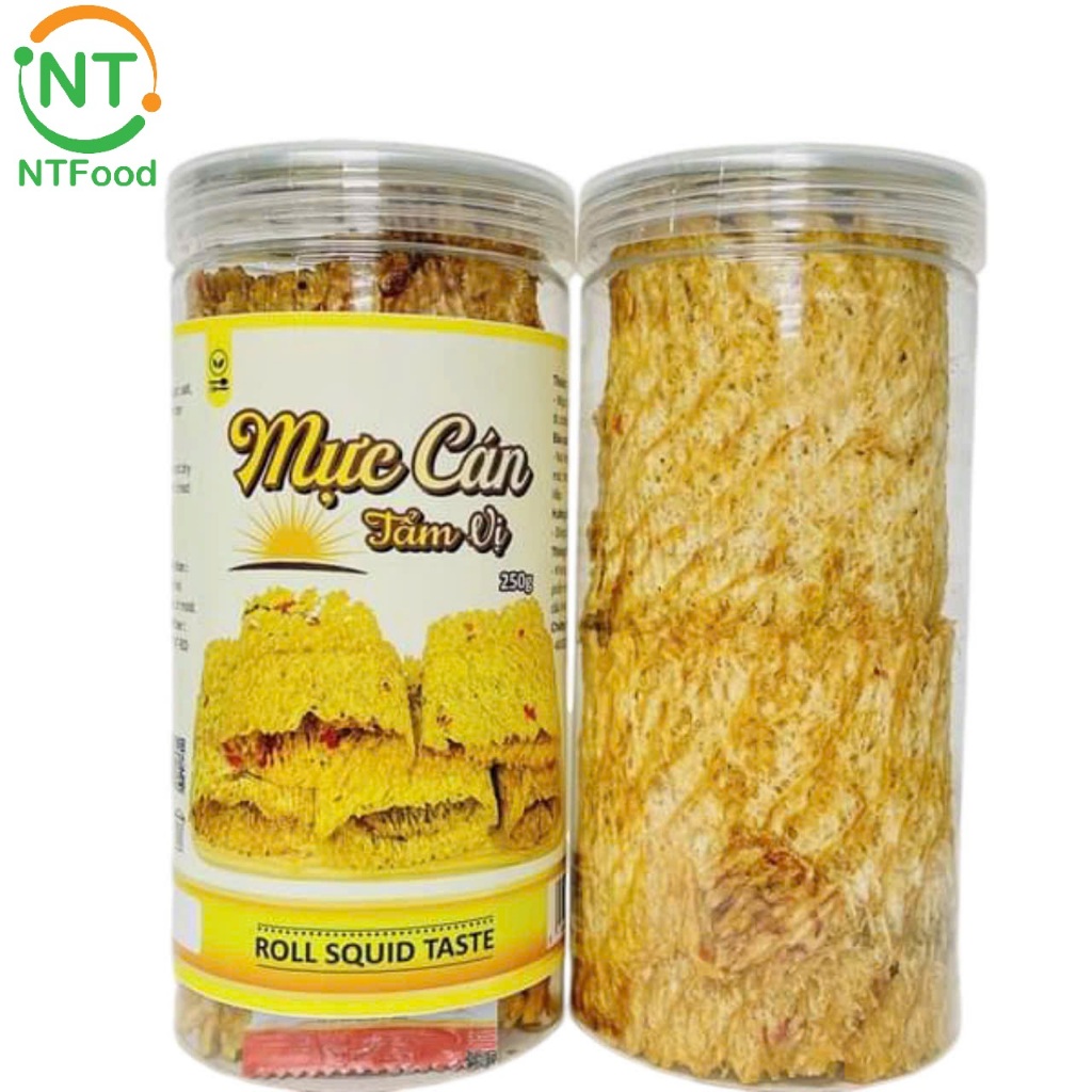 Khô mực cán tẩm gia vị NTFood hũ Pet 250gr - Nhất Tín Food | Shopee ...