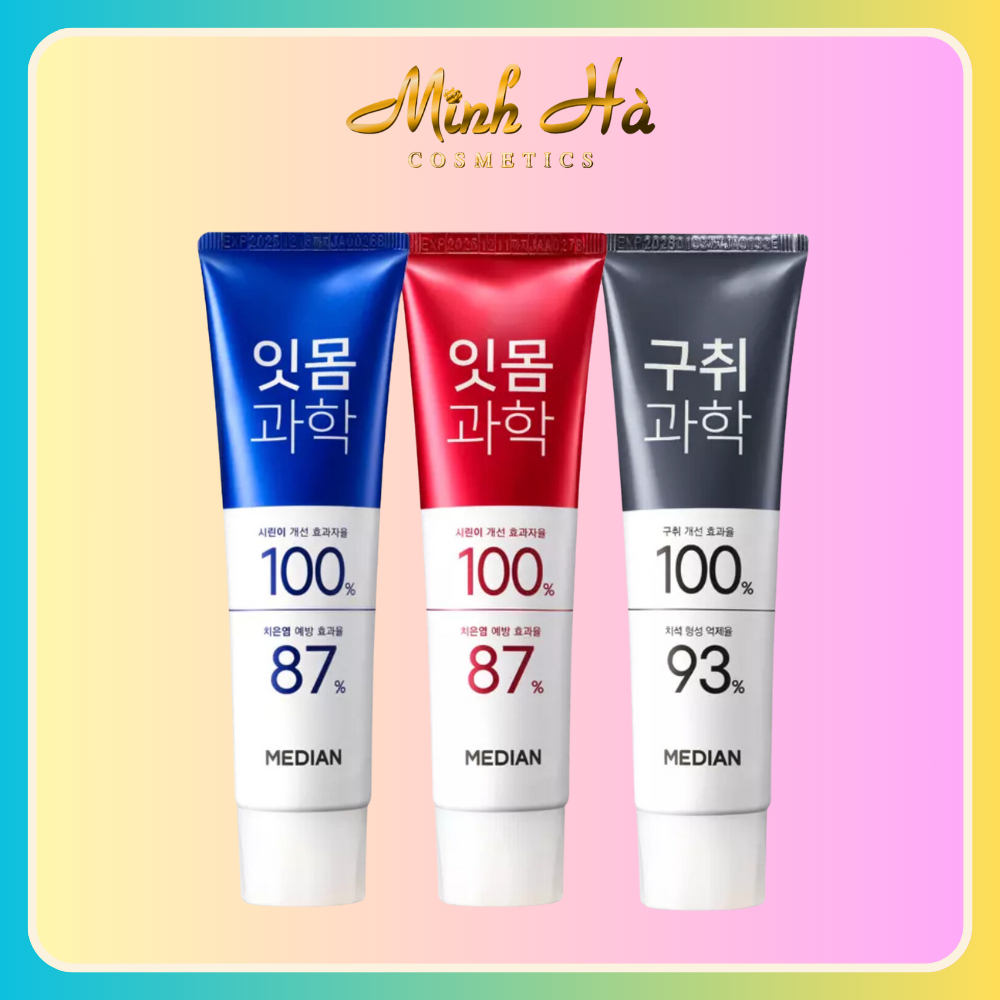 Kem đánh răng Median Dental IQ 93% (87% mẫu mới) Hàn Quốc 120g các loại ...