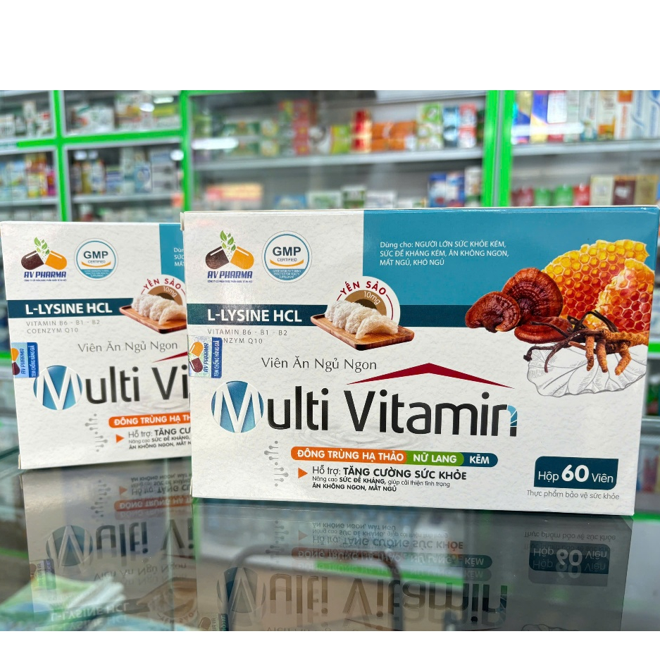 Multi Vitamin - AV pharma - Bổ sung vitamin giúp ăn ngon ngủ ngon, tăng cường sức đề kháng (Hộp ...