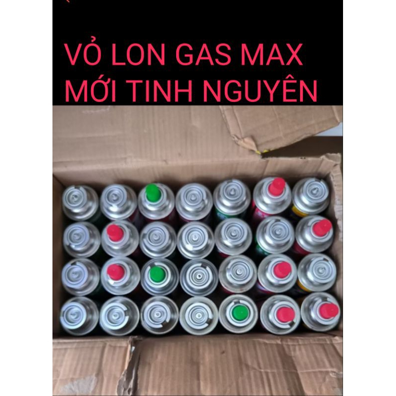 THÙNG VỎ LON GAS MAX, MỚI 95 % k bằng namilux TINH NGUYÊN | Shopee Việt Nam