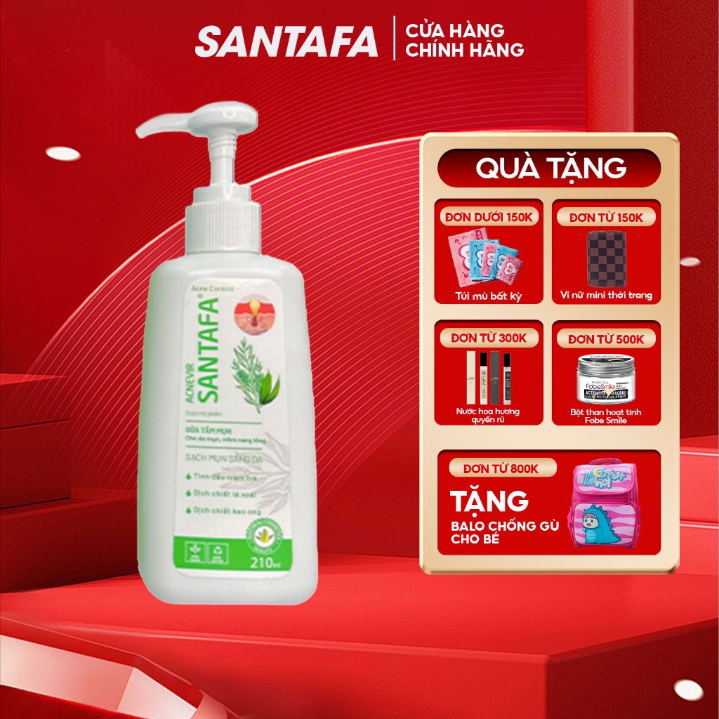 Sữa Tắm Mụn Lưng Acnevir Giúp Giảm Viêm Nang Lông, Làm Sạch, Giúp Trắng ...